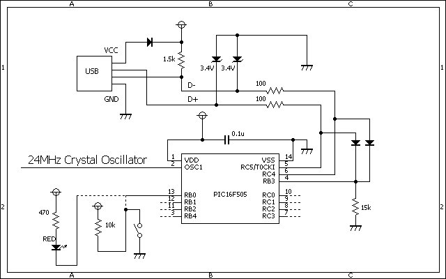 Bequest333のページ 続10 8ピンPICでUSB PIC16F505_USBIO (その2)