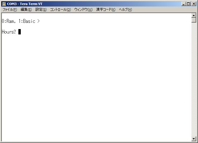 Bequest333のページ 1kワードのTINYBASIC その8