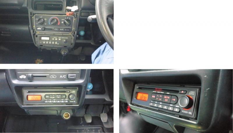 HA6 アクティトラック オーディオ取付